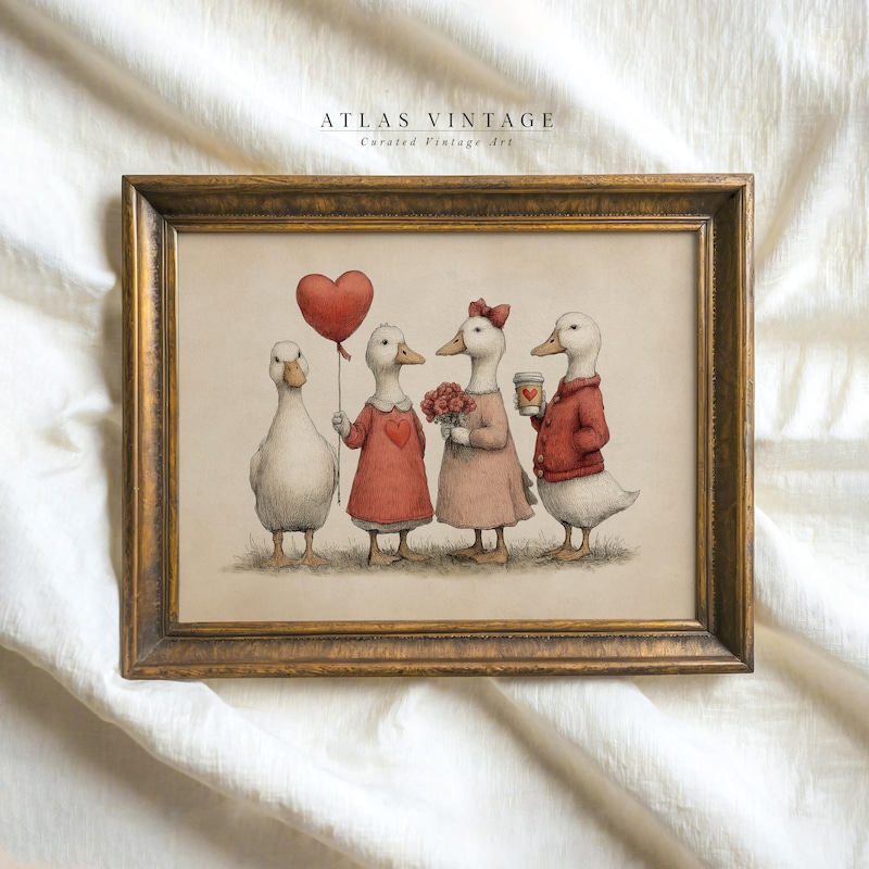 Goose Love Wall Art - Etsy