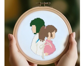 Chibi Cute Haku Dragon Spirited Away Cross Stitch Pattern PDF ...