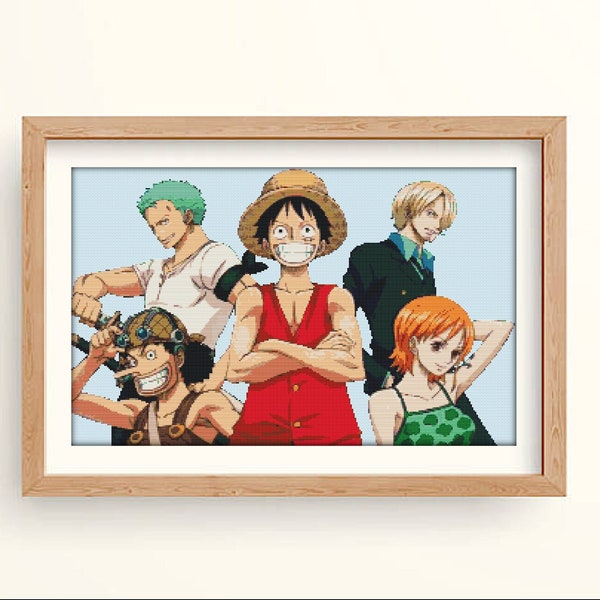 One Piece Cross Stitch Pattern - Etsy