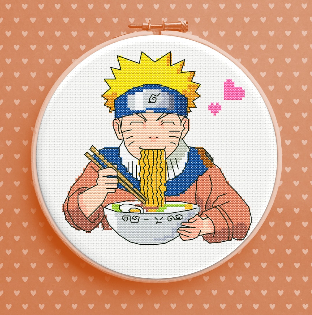 Naruto Uzumaki Cross Stitch Pattern Pdf Anime Stitch Art Manga Cross ...