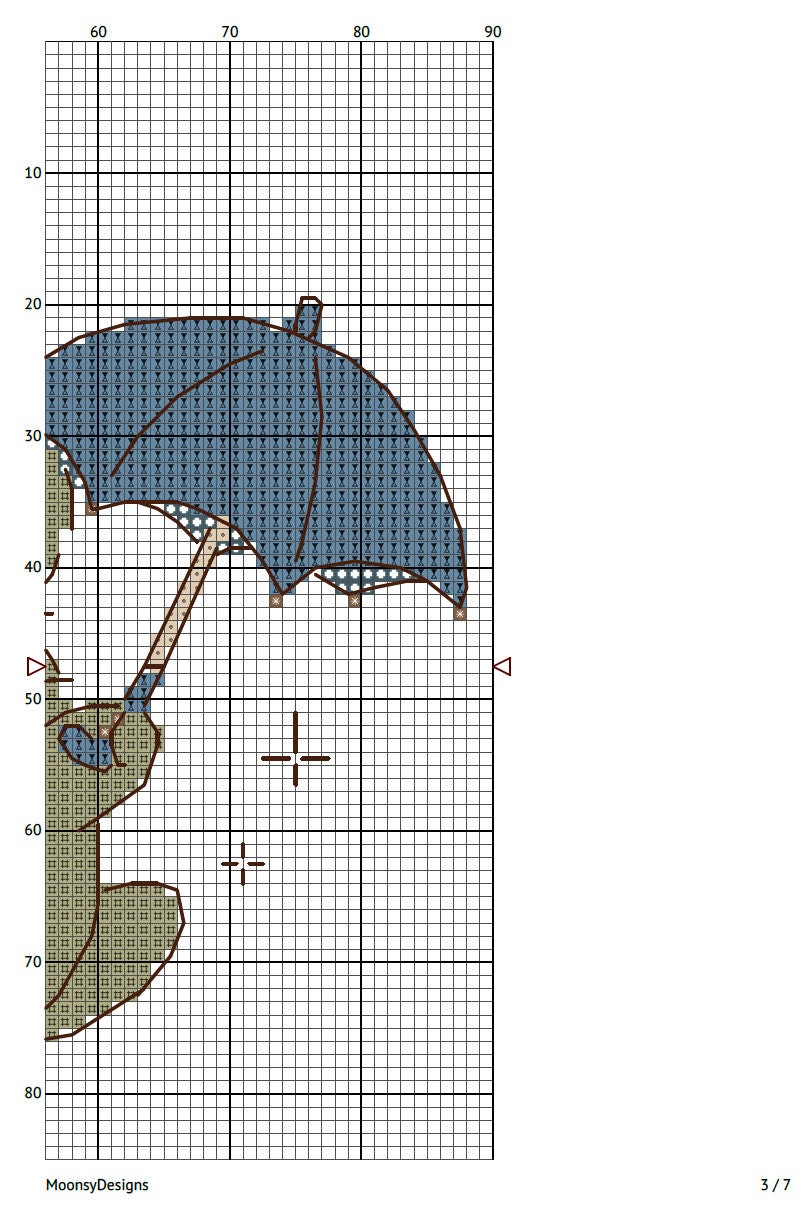 My Neighbor Totoro Cross Stitch Pattern Pdf, Anime Stitch Art, Miyazaki ...