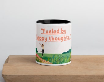 Thinking is My Hobby Mug With Color Inside, My Thoughts Produce Profit ...