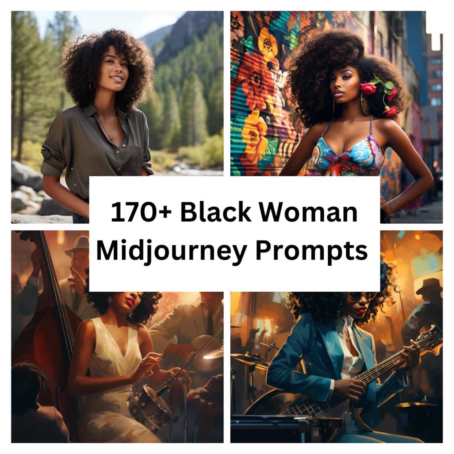 170+ Midjourney Prompts for Stylish Designs by Black Women - Digital ...