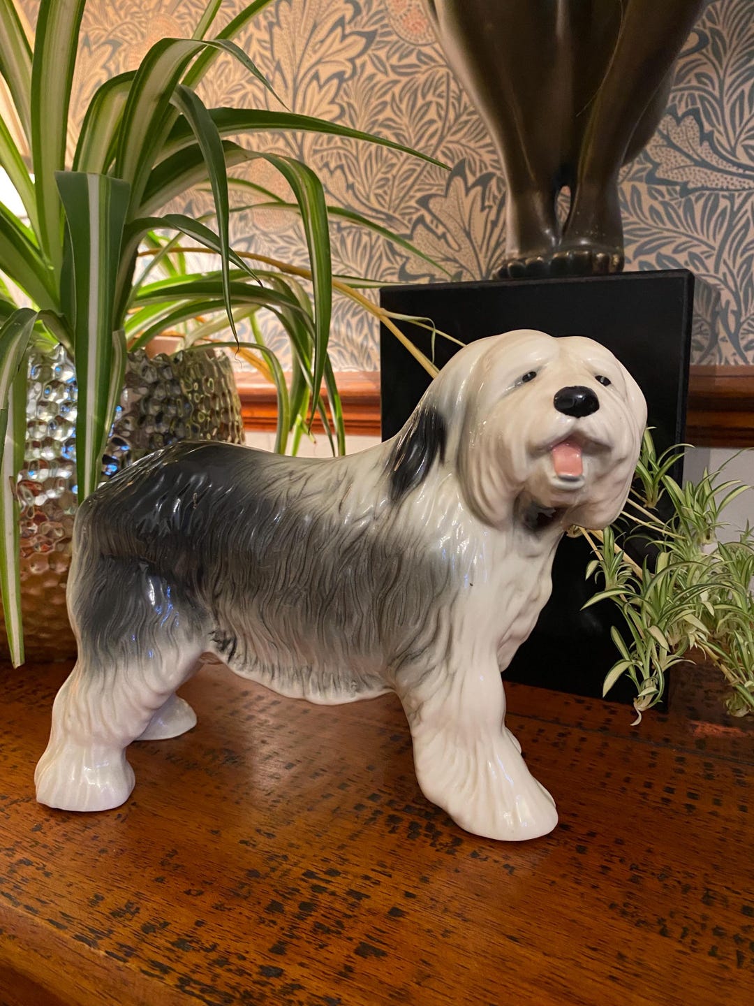 Vintage Coopercraft Dulux Dog/old English Sheepdog Porcelain Figurine ...