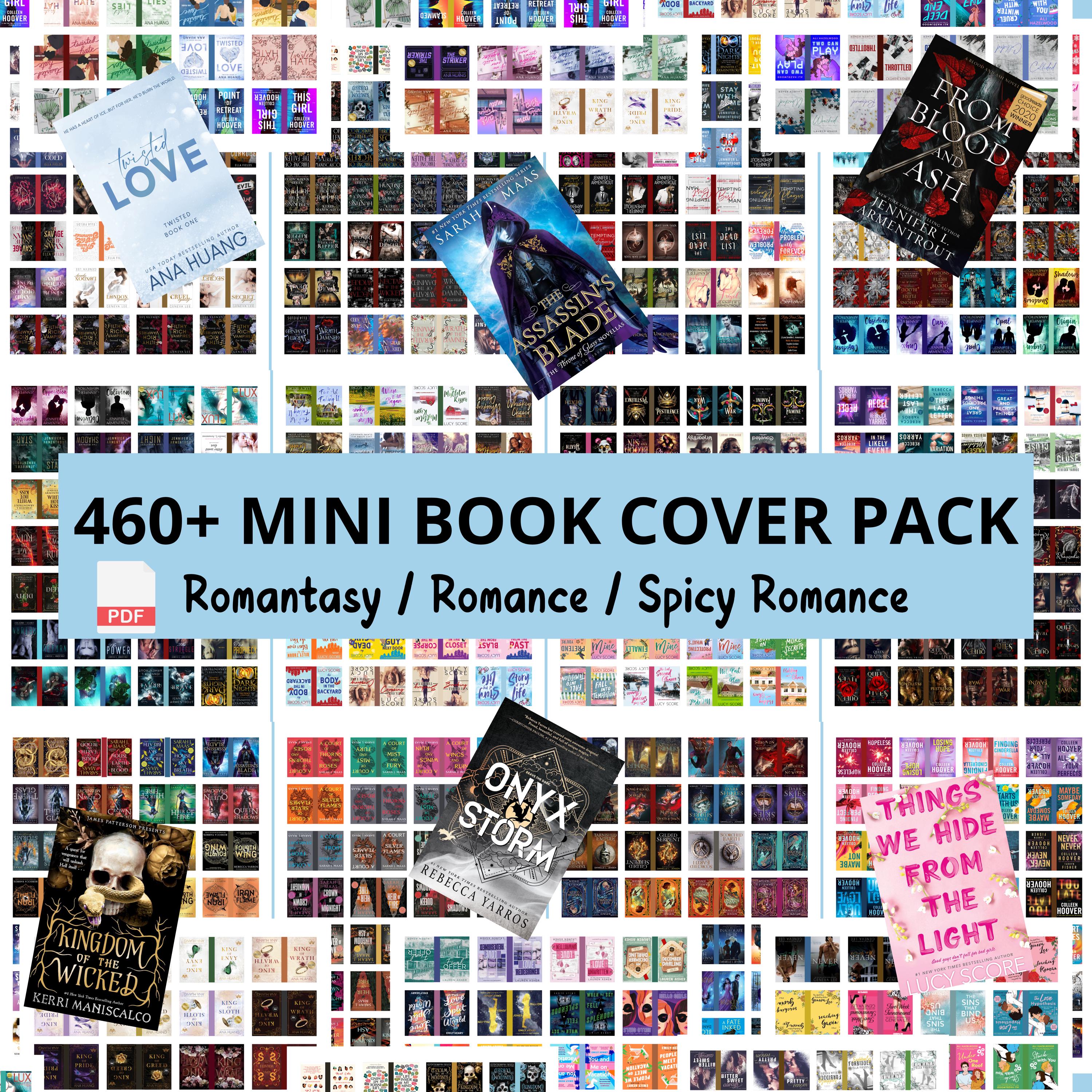 Miniature Book Cover BUNDLE, Romance, Fantasy, Dark Romance, DIY ...