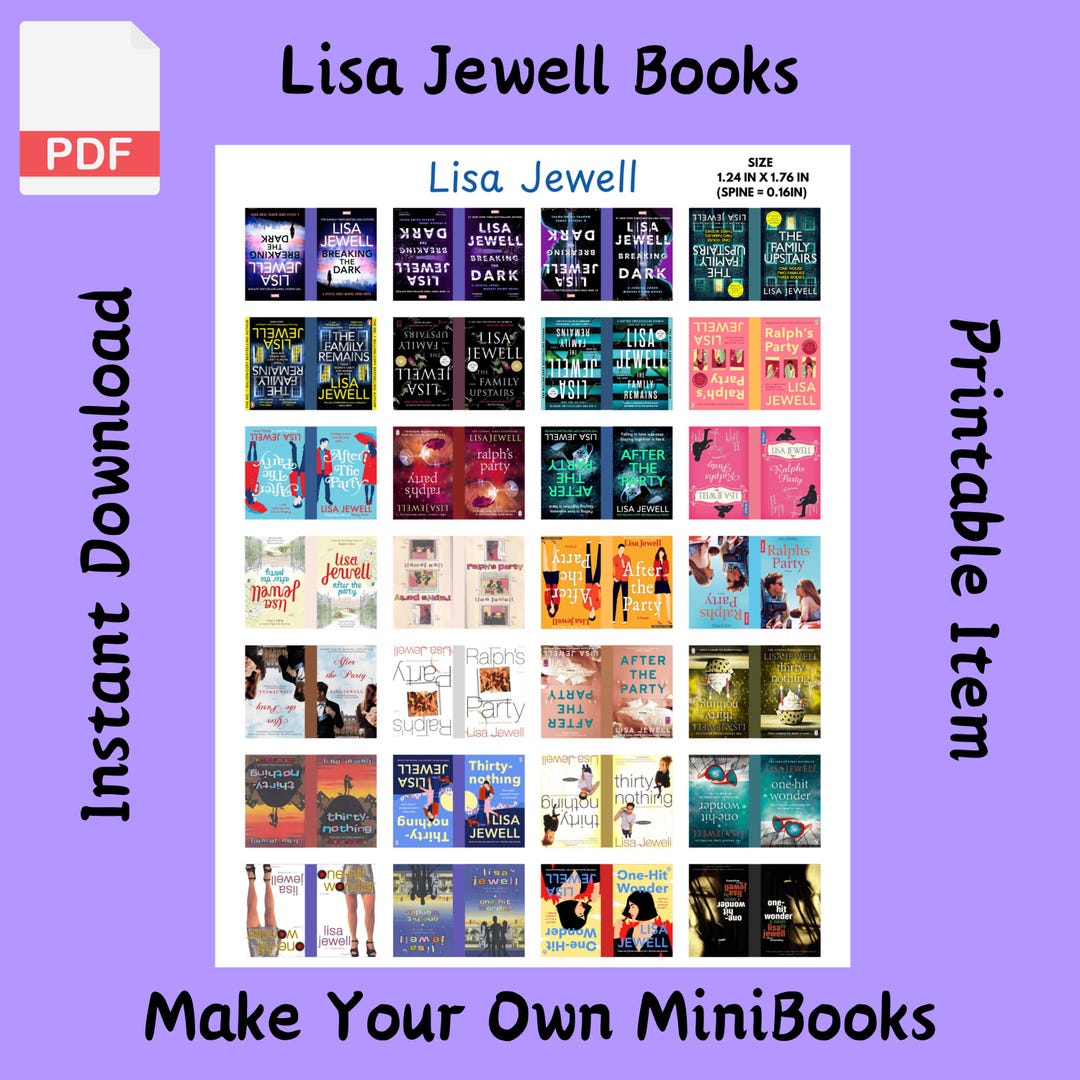 Lisa Jewell Mini Book Covers, Download Mini Book Covers, Make Your Own ...