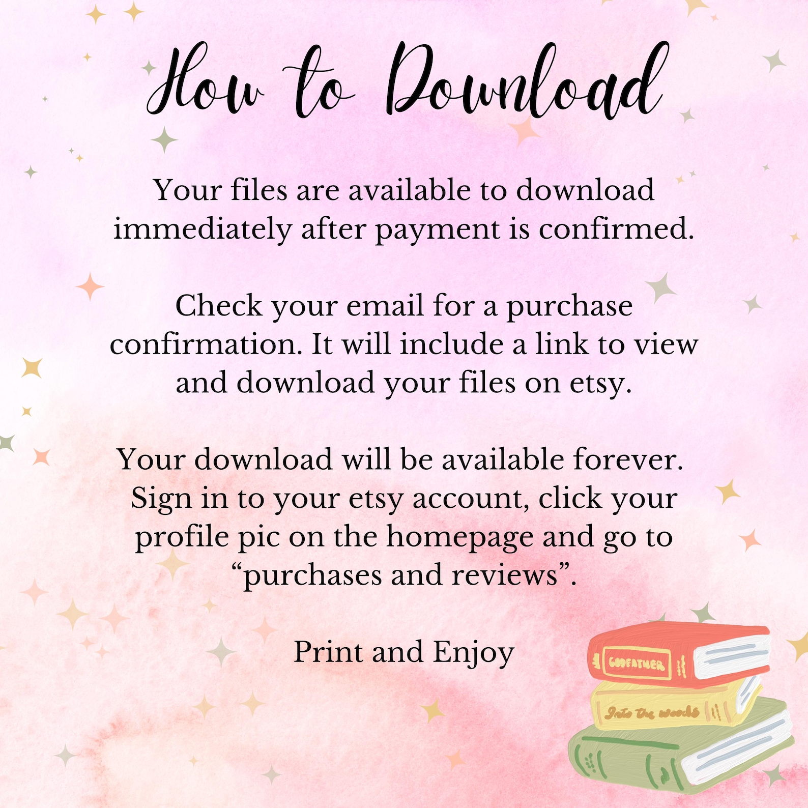 74 Pink Mini Book Covers: Romance, Fantasy Dollhouse Books (PDF ...