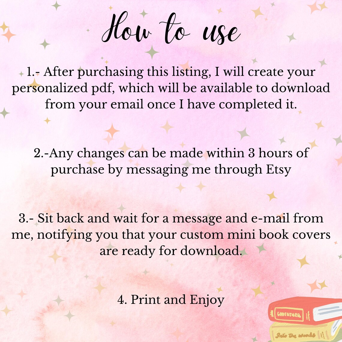 28 CUSTOM Mini Book Covers, Miniature Book Covers, Tiny Printable ...