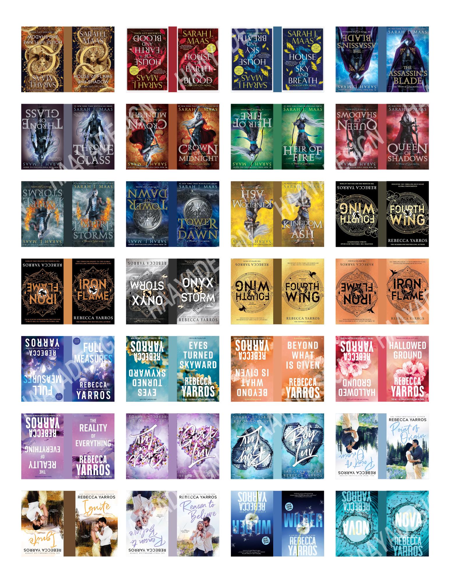 Miniature Book Cover BUNDLE, Romance, Fantasy, Dark Romance, DIY ...