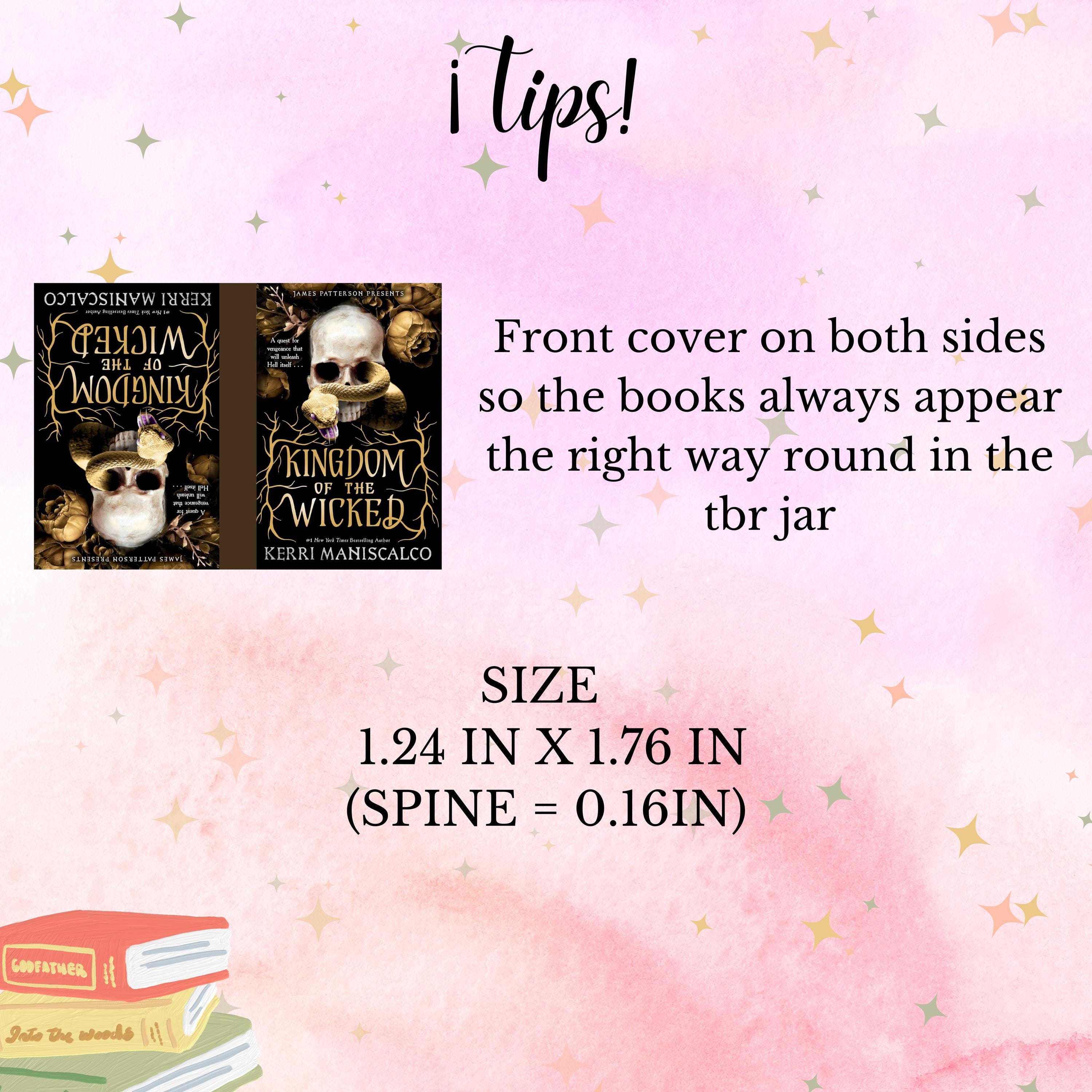 28 CUSTOM Mini Book Covers, Miniature Book Covers, Tiny Printable ...