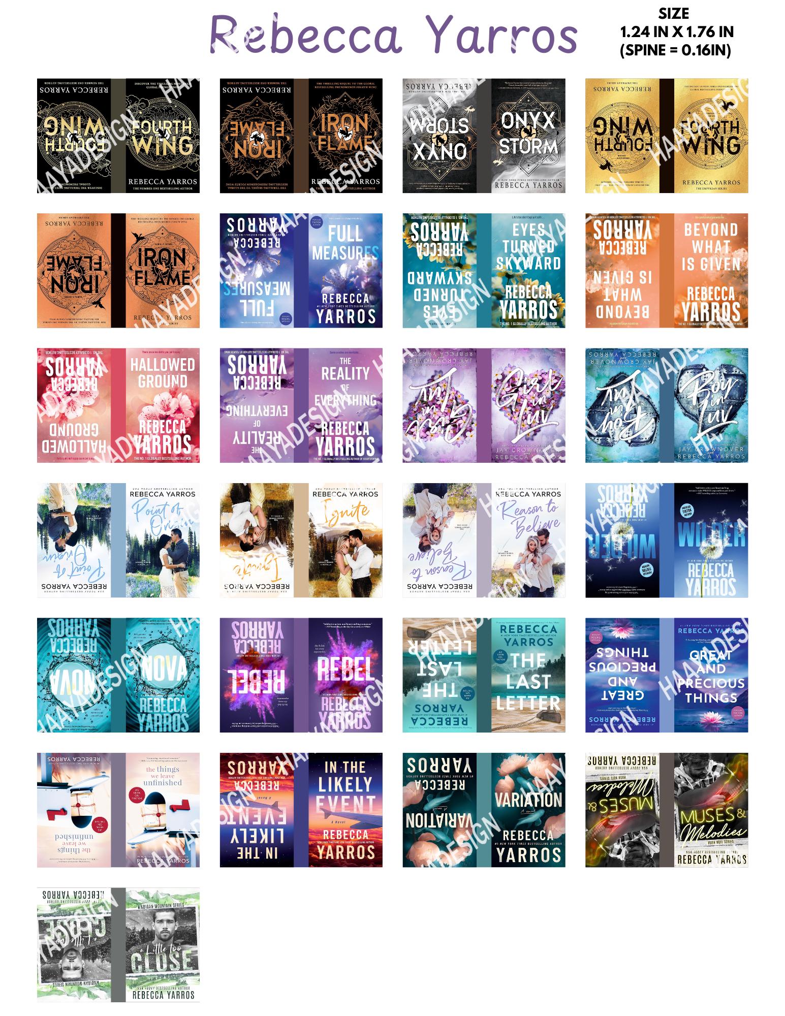 Rebecca Yarros Mini Book Covers, Make Your Own Mini Books at Home ...