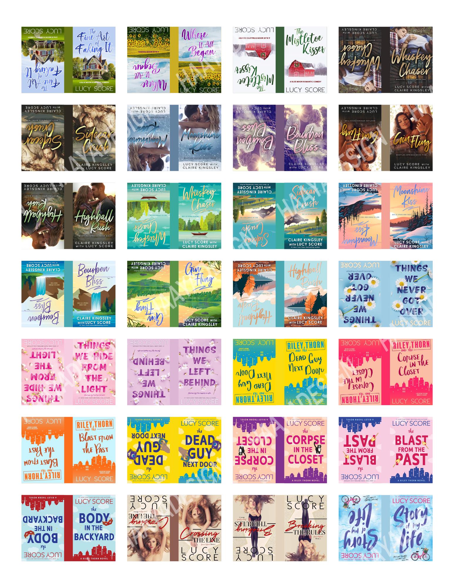 Miniature Book Covers: Romance, Fantasy, Dark Romance (PDF Printable ...