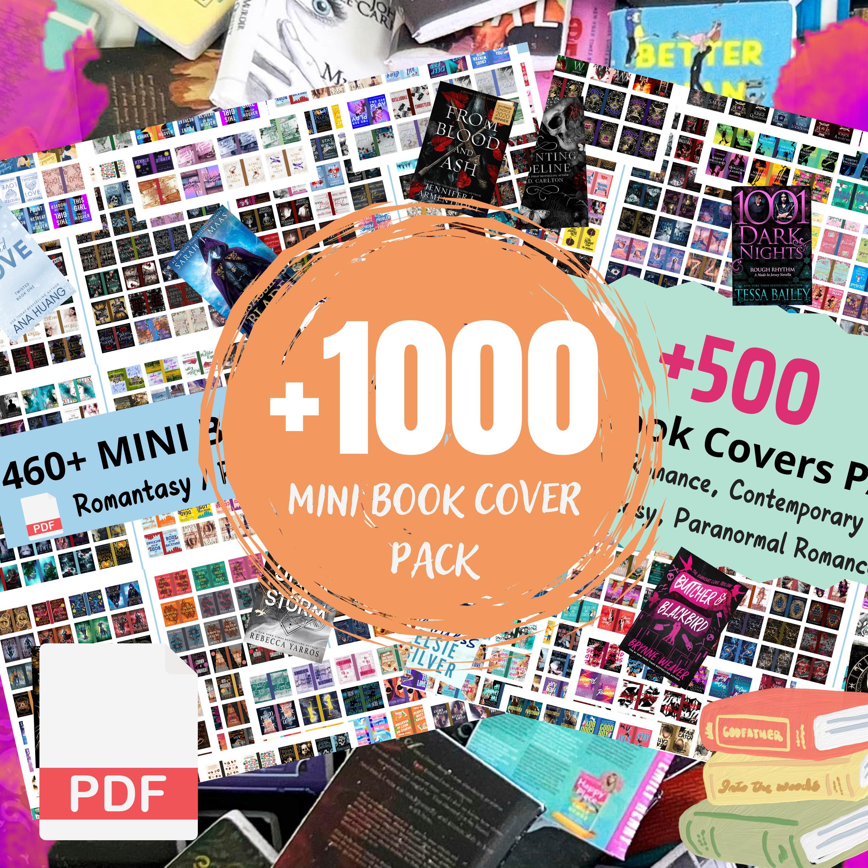 Mini Book Cover Bundle: 1000+ Printable Fantasy & Romance Designs ...