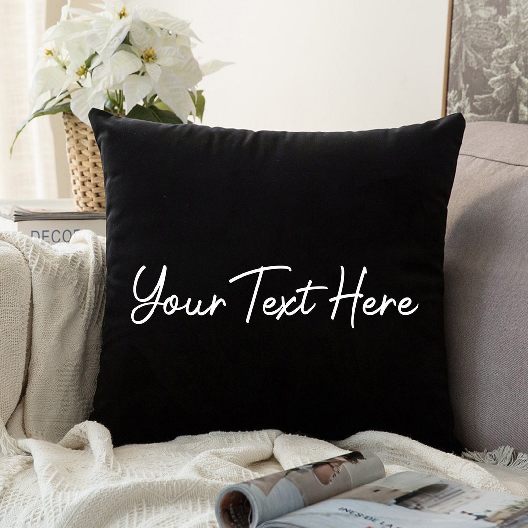 Personalized Pillowcase, Custom Throw Pillow, Personalized Pillow ...