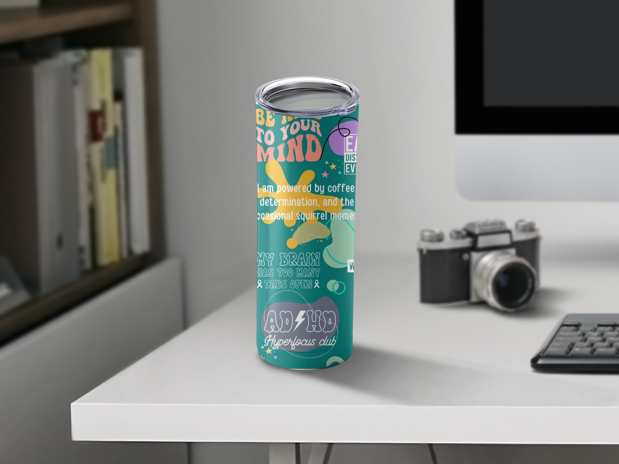 Adhd Awareness Tumbler, Empowering Quote Adhd Tumbler, Gift for Adhd ...