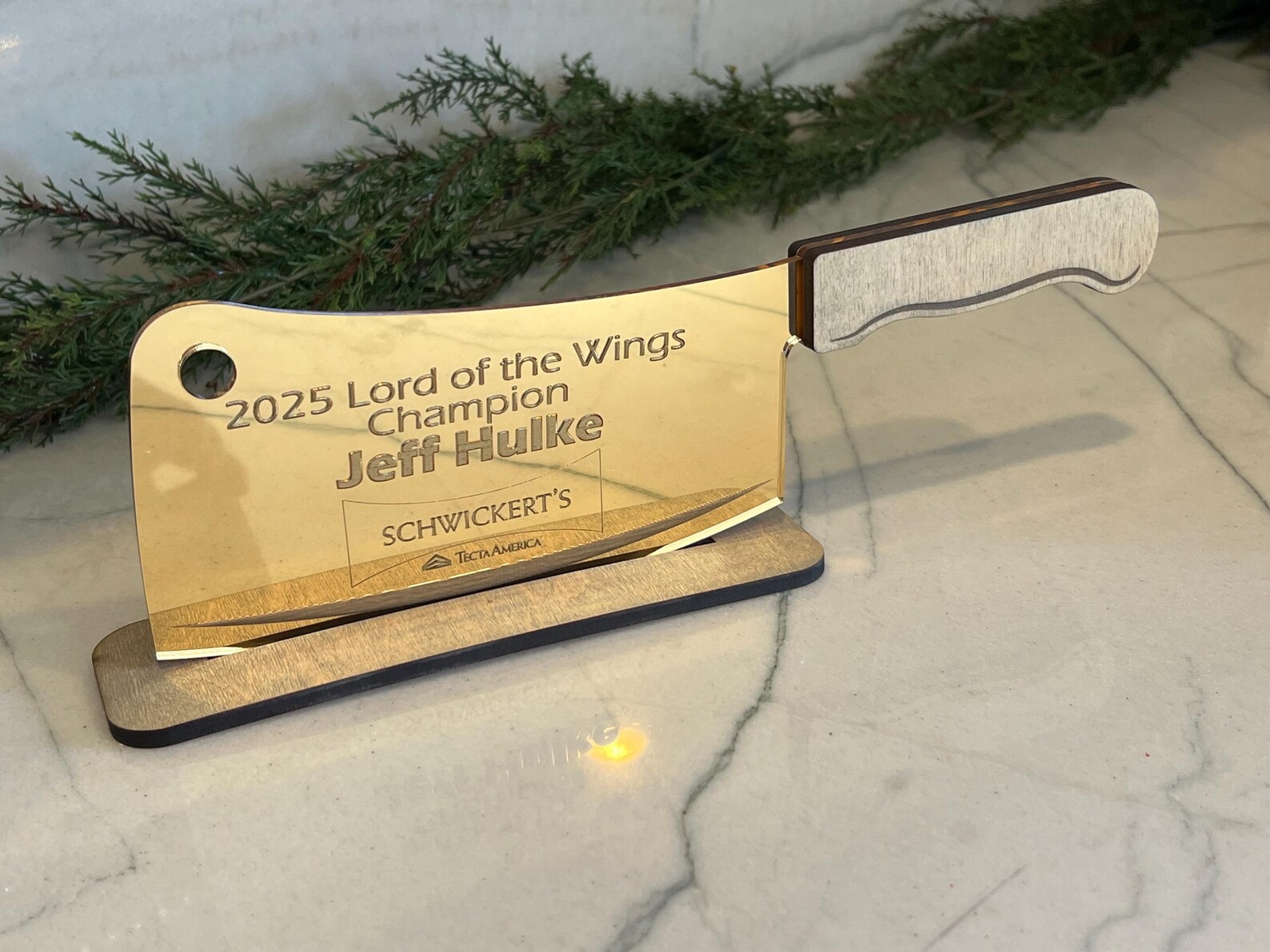 Food Award - Acrylic Knife Award - BBQ Award - Custom Cooking Award ...