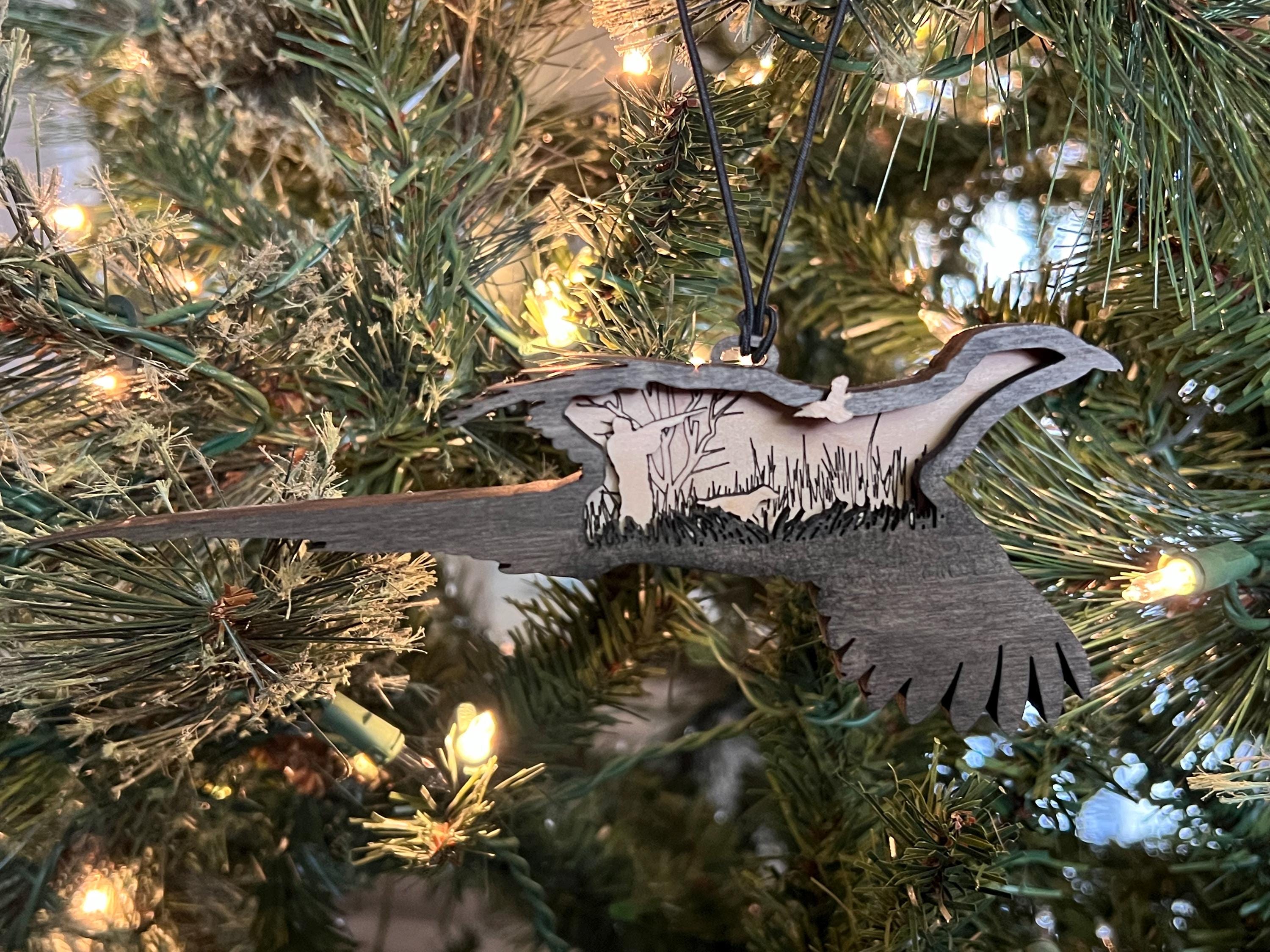 Pheasant Ornament Tree Ornament Hunting Tree Hunting Christmas Tree ...
