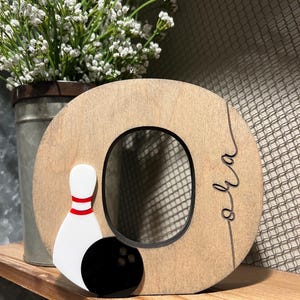 Bowling Home Decor - Ball and Pin Home Decor - Bowling Gift - Bowling ...