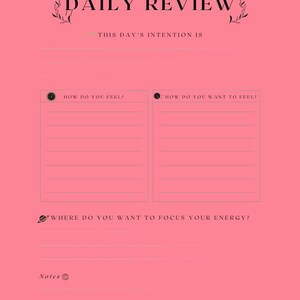 Printable Gratitude Journal, Daily Reflections, Mindfulness, Positive ...