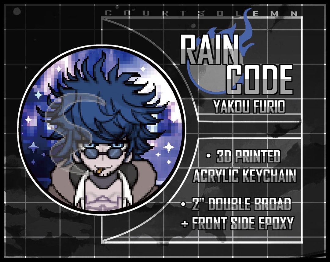 Master Detective Archives Rain Code pixel Portrait: Yakou Furio 2 ...