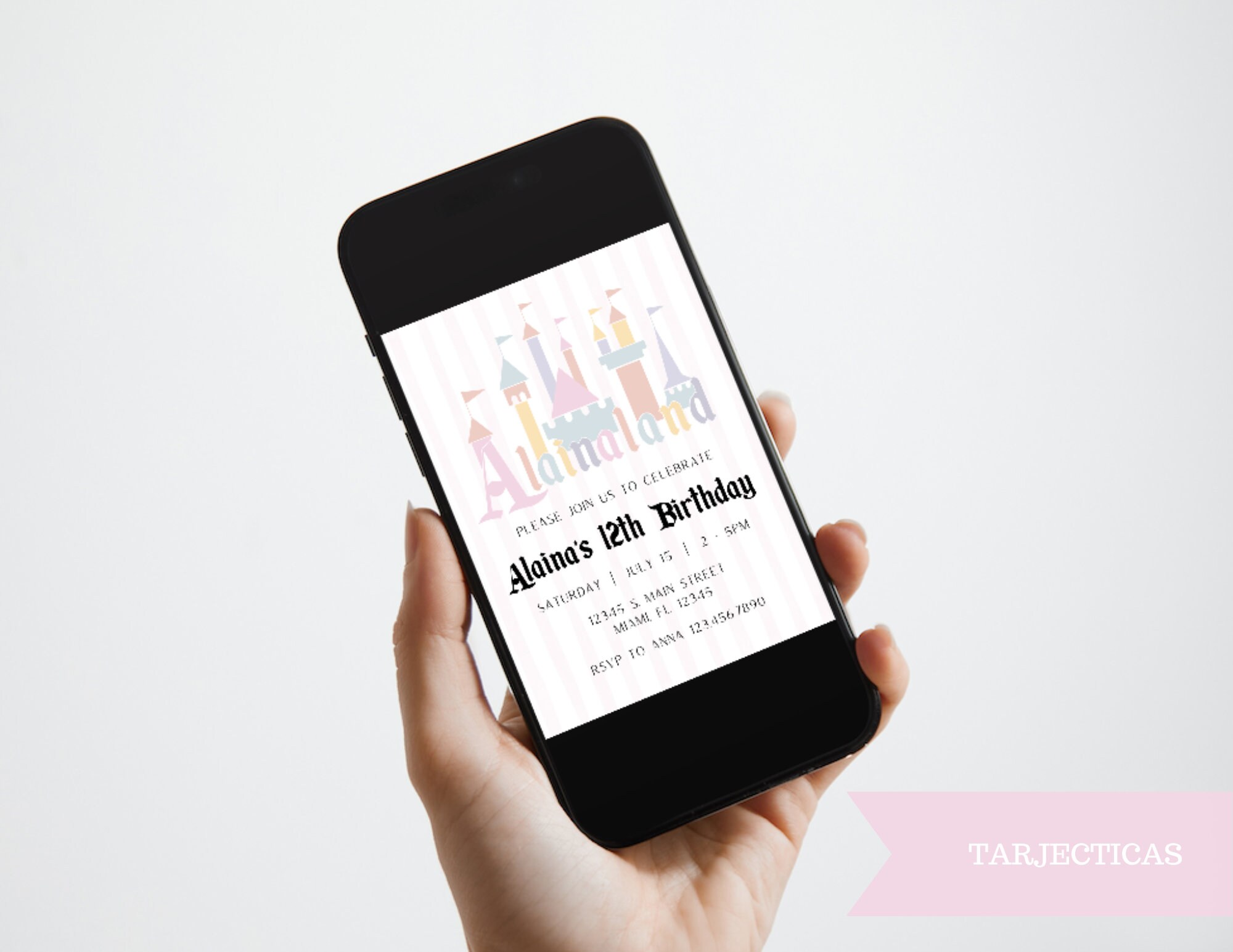 Retro Theme Park Birthday Sign Customizable Pastel Disneyland Party ...