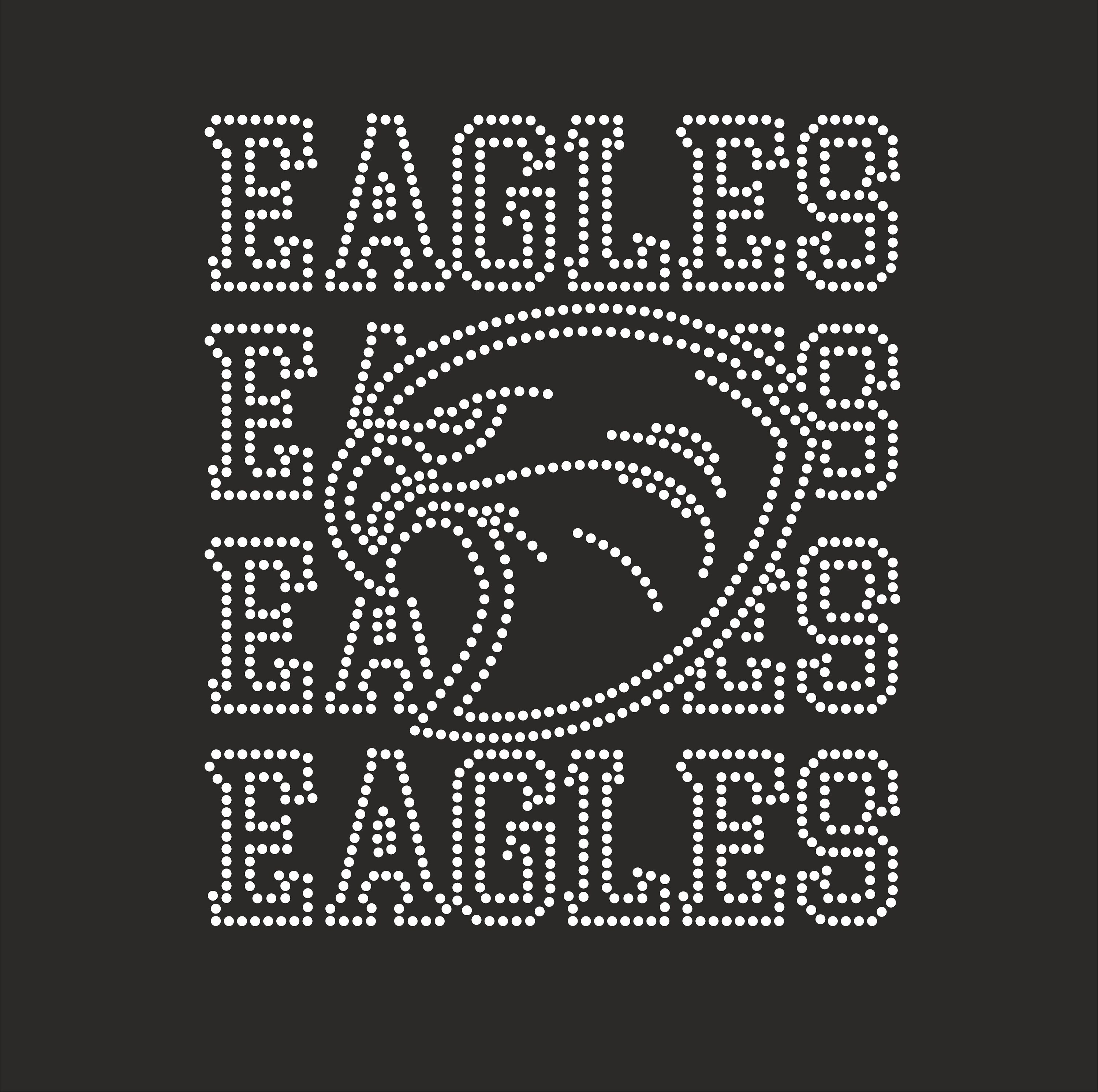 Eagles Rhinestone Template, Bird, Eagle for Cricut, Rhinestone Template ...