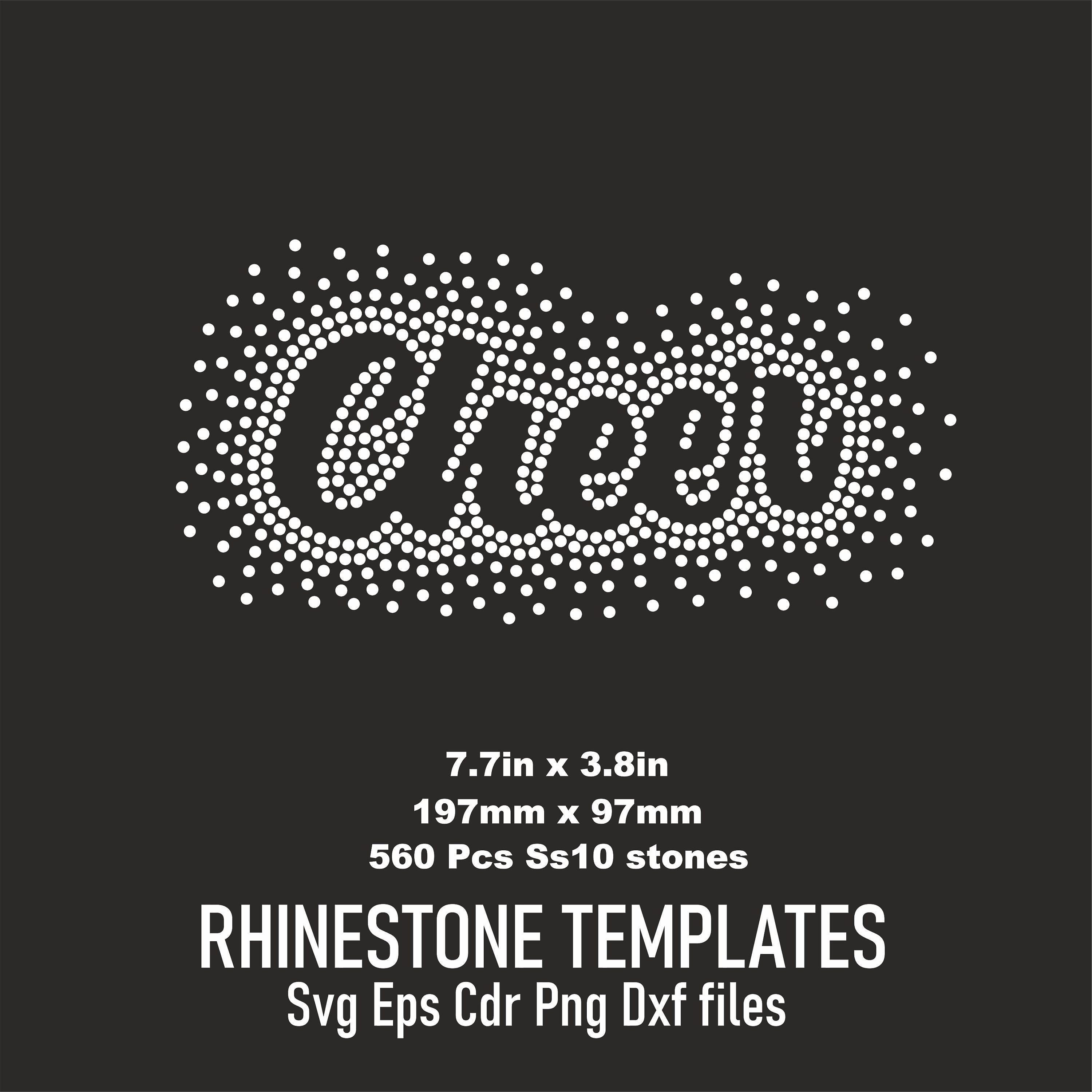 Rhinestone Template Cheer, Cricut Cheer, Cheer Templates, Ss10 for ...