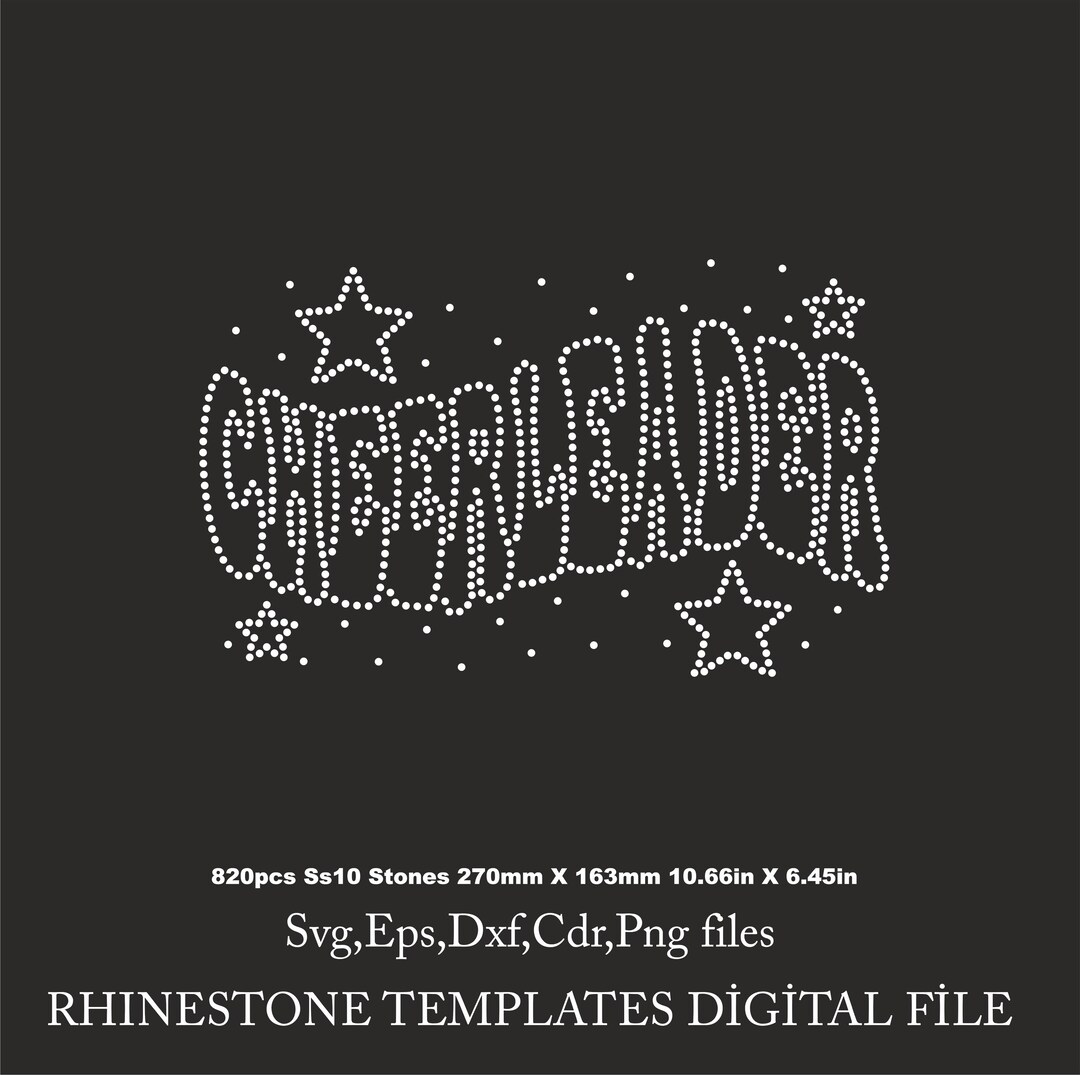 Rhinestone Template Cheerleader, Cheer Svg Cricut Templates, Ss10 for ...