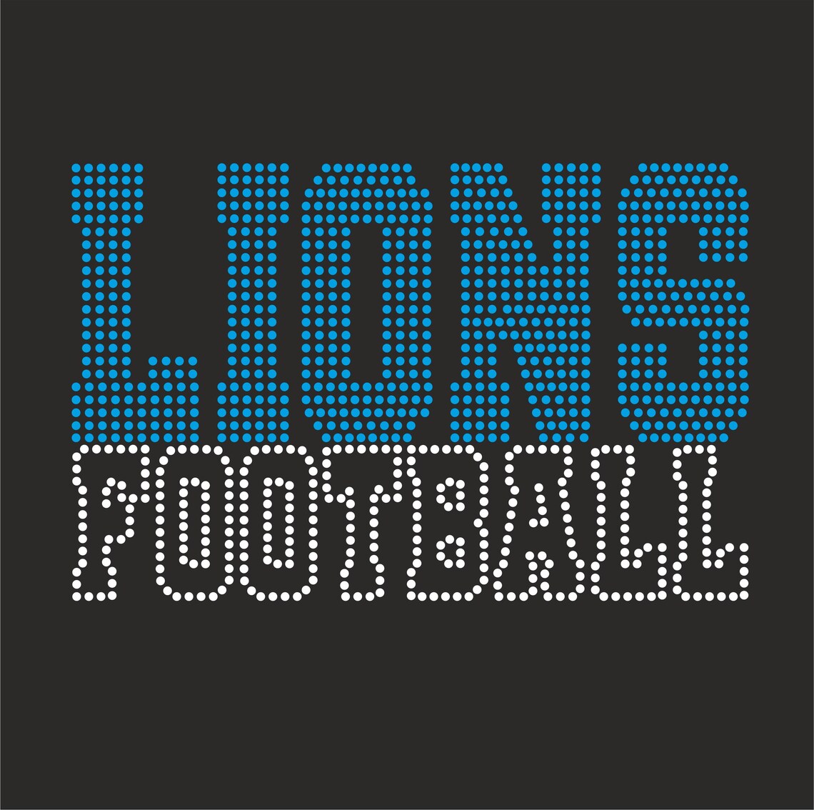 Lions Rhinestone,rhinestone Lions Football, Rhinestone Football ...