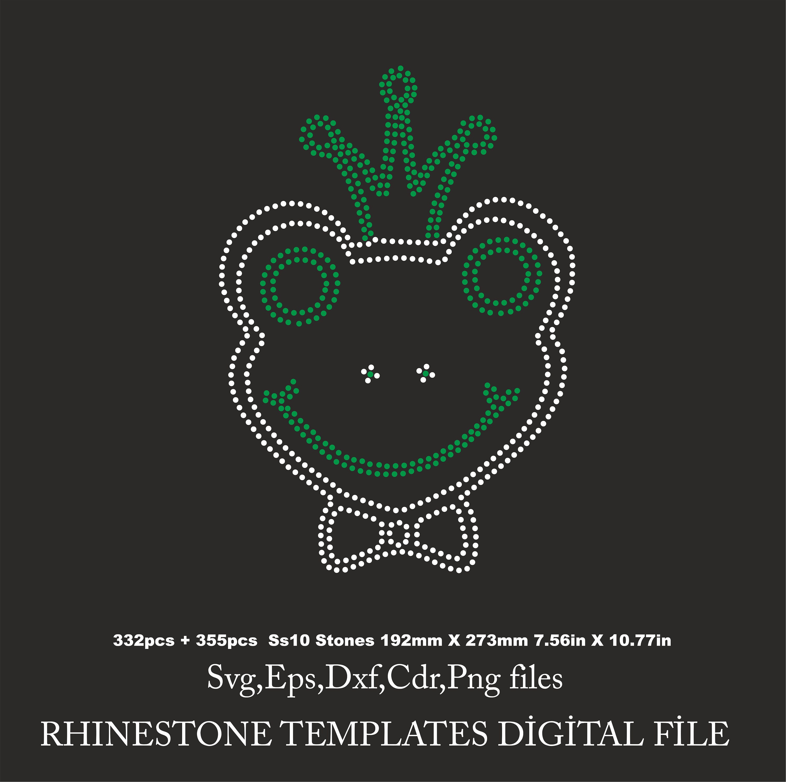 Rhinestone Template Frog Prince for Cricut Rhinestone Template ...