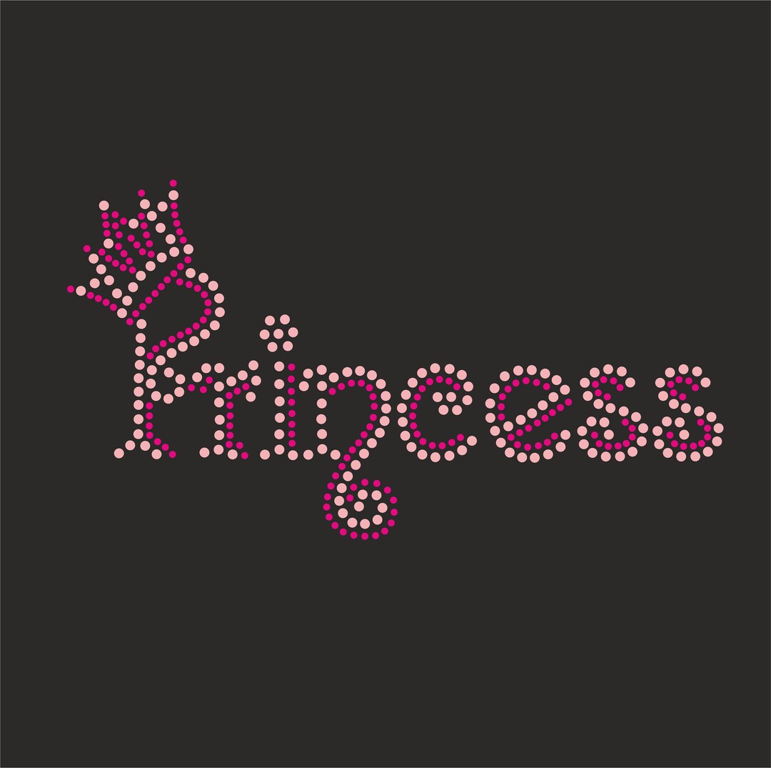 Rhinestone Template Princess for Cricut Rhinestone Template Rhinestone ...