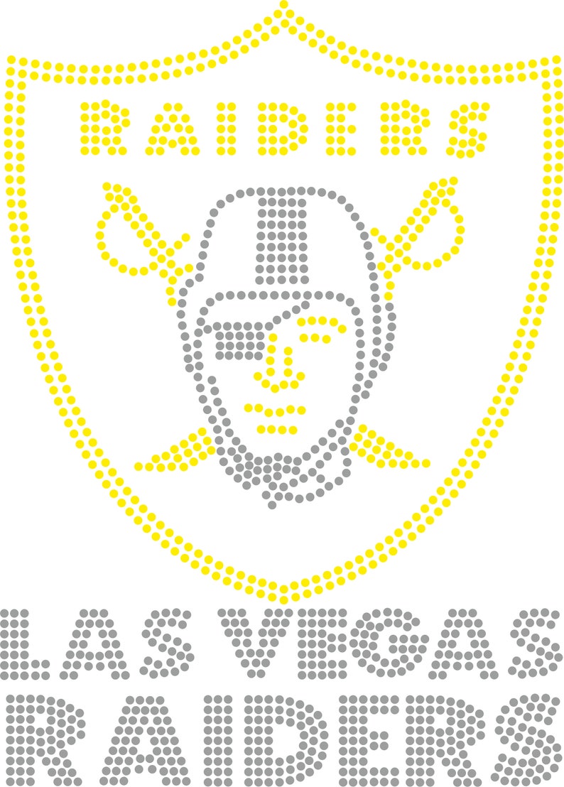 Raiders Rhinestone,rhinestone Football,rhinestone Raider Rhinestone ...