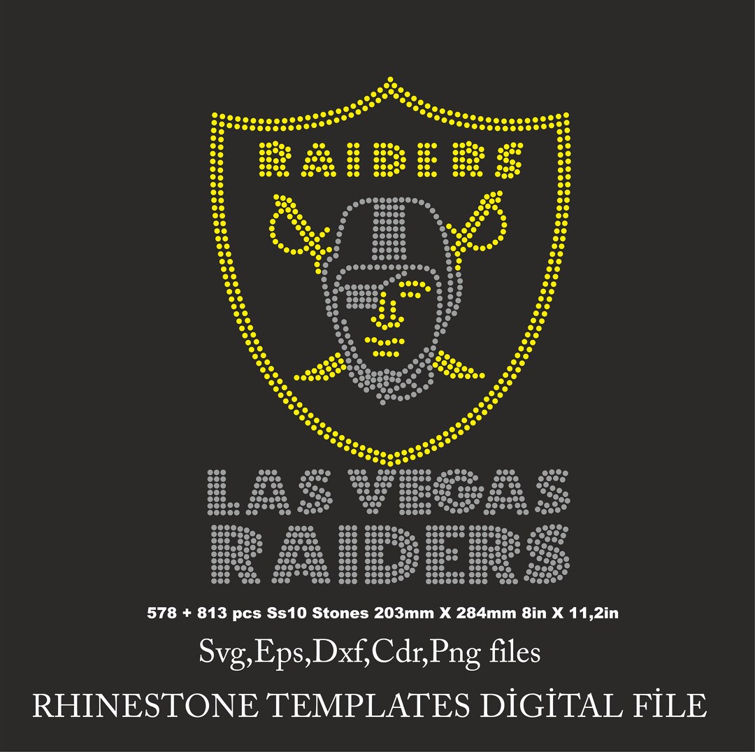 Raiders Rhinestone,rhinestone Football,rhinestone Raider Rhinestone ...