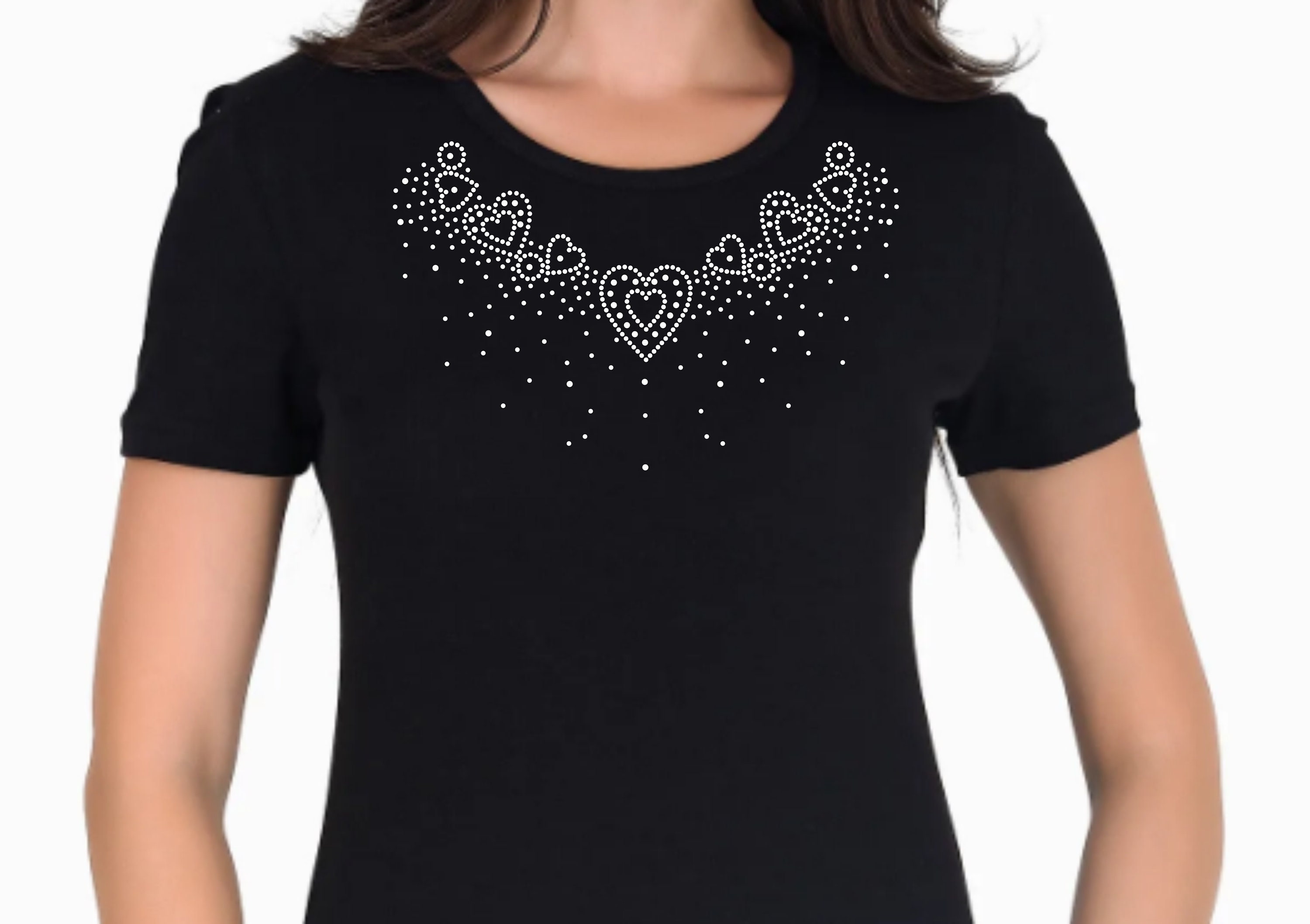 Rhinestone Template Neckline Collar Jevelry Necklace for Cricut ...