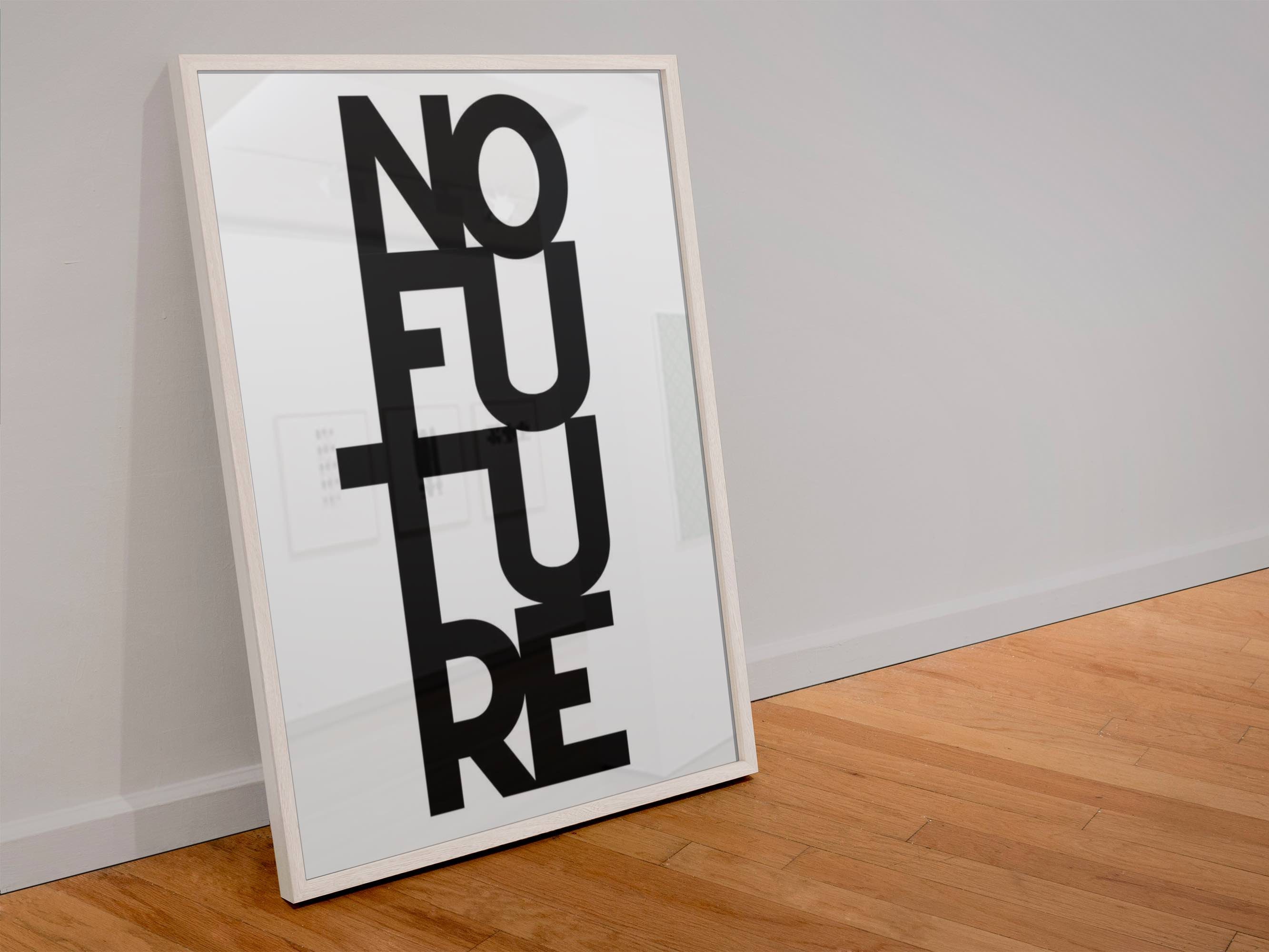 No Future, Poster to Decorate Wall, Poster for Office, Digital Art ...