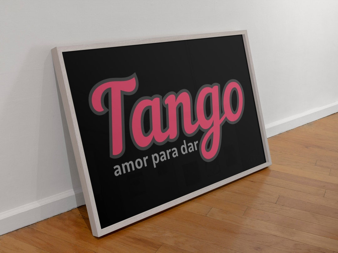 Tango Poster, Gift for Tango Dancer, Tango T-shirt, T-shirt for Tango ...