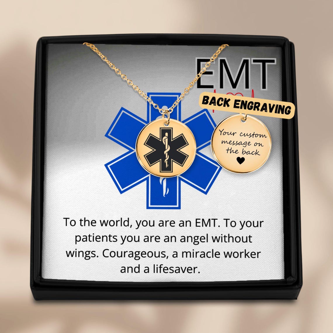 EMT -emergency Medical Technician Paramedic Nurse Doctor Jewelry ...