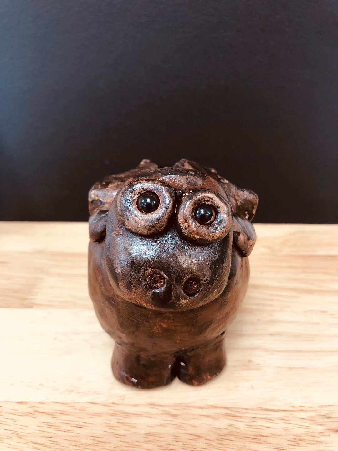 Cute, Whimsical Handmade Moose Clay Animal - Etsy