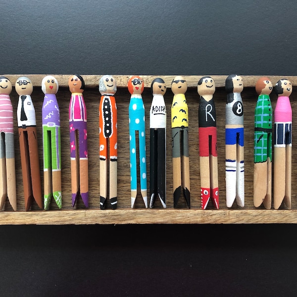 Painted Clothespin - Etsy
