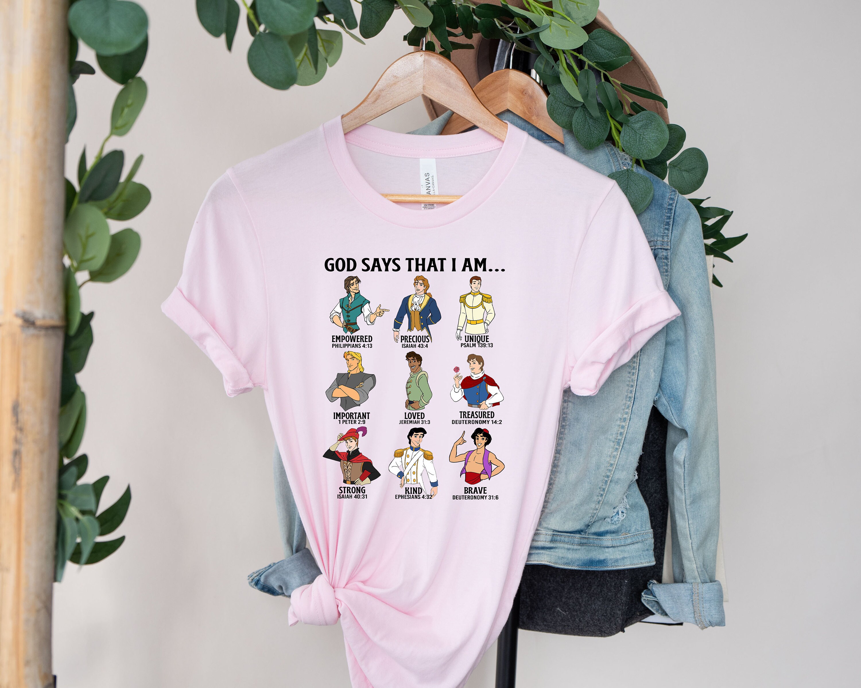 Disney Prince Shirts, God Says I Am Prince Shirt, Prince T-shirt ...