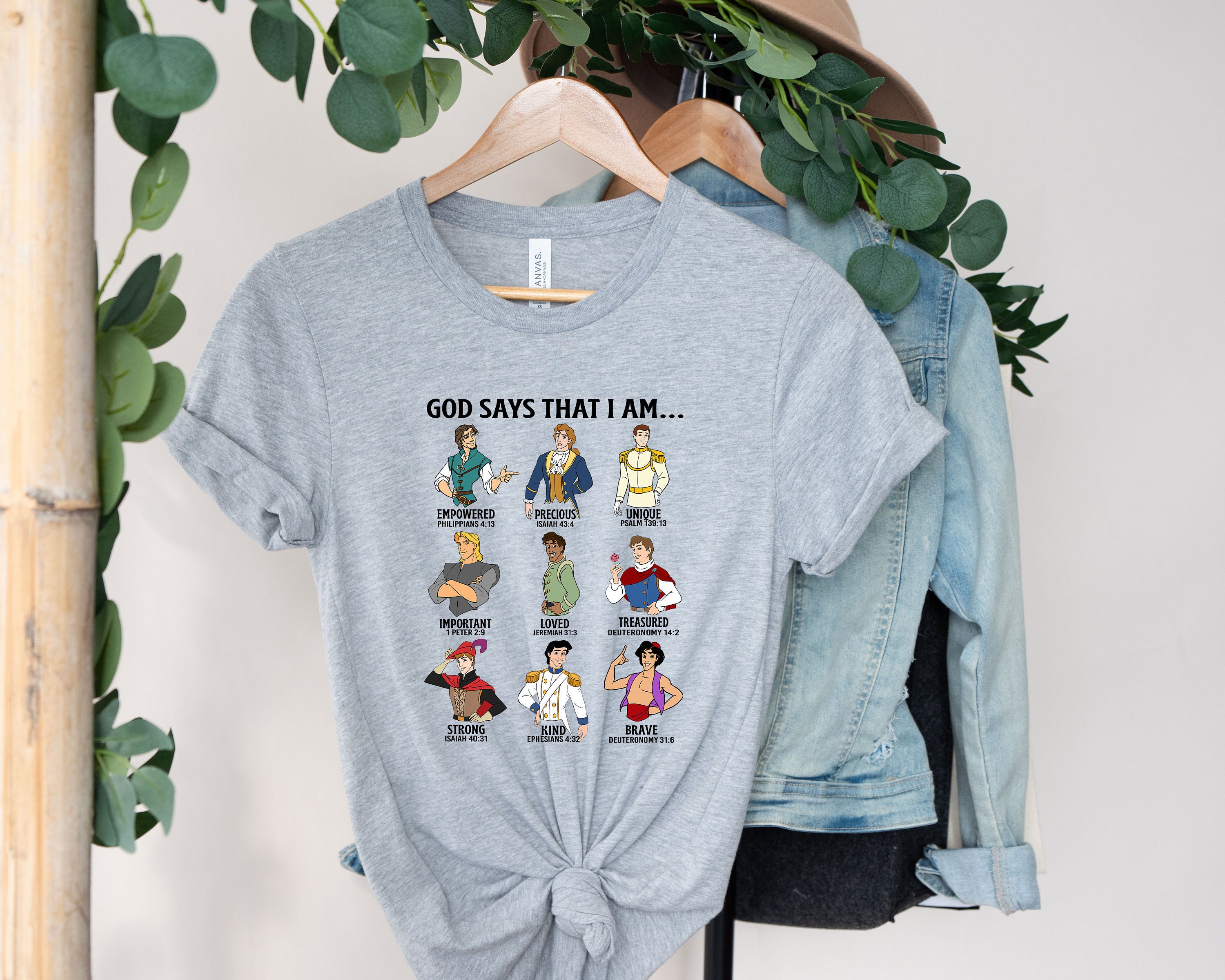 Disney Prince Shirts, God Says I Am Prince Shirt, Prince T-shirt ...