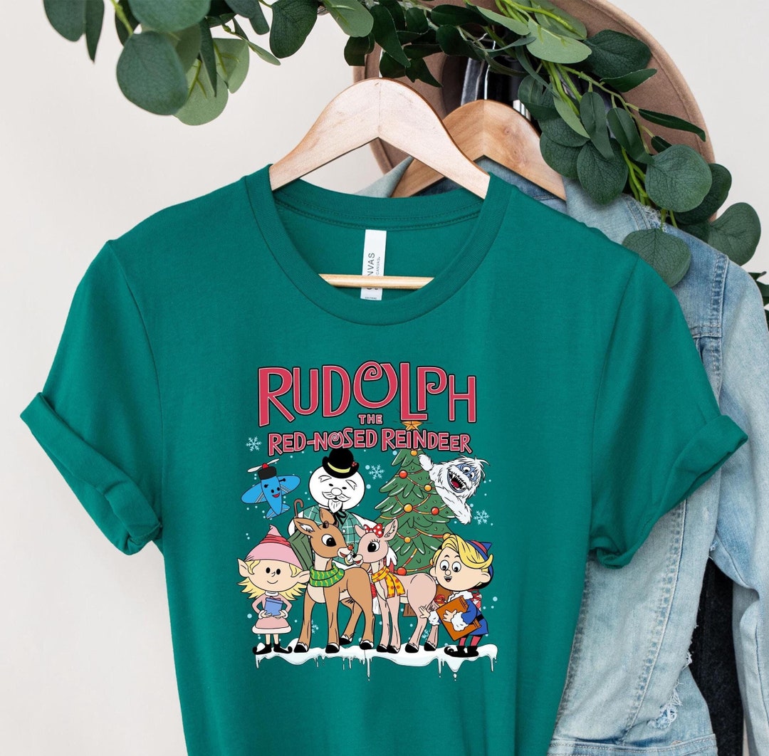 Rudolph the Red-nosed Reindeer Christmas Shirt - Etsy