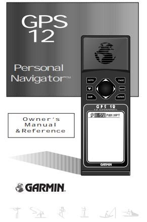 Garmin GPS 12 Personal Navigator Owners Manual & Reference Guide - Etsy