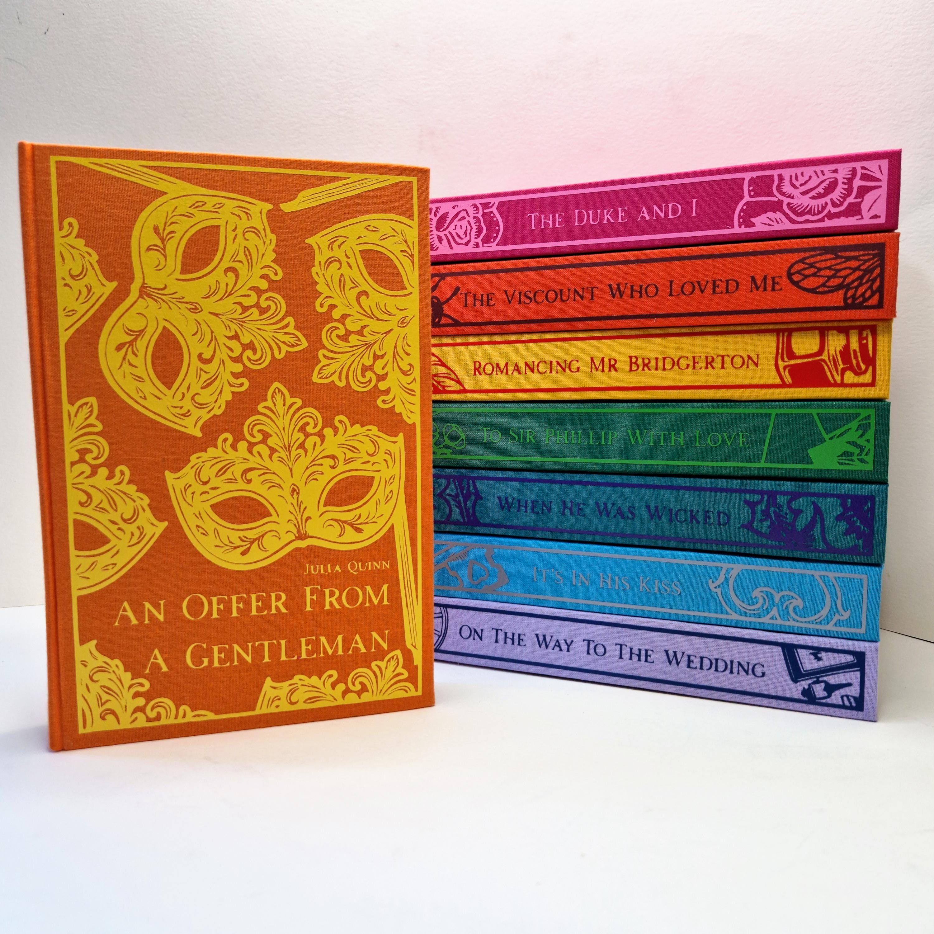 Bridgerton Series by Julia Quinn | Clothbound Hardback Set – Regency ...