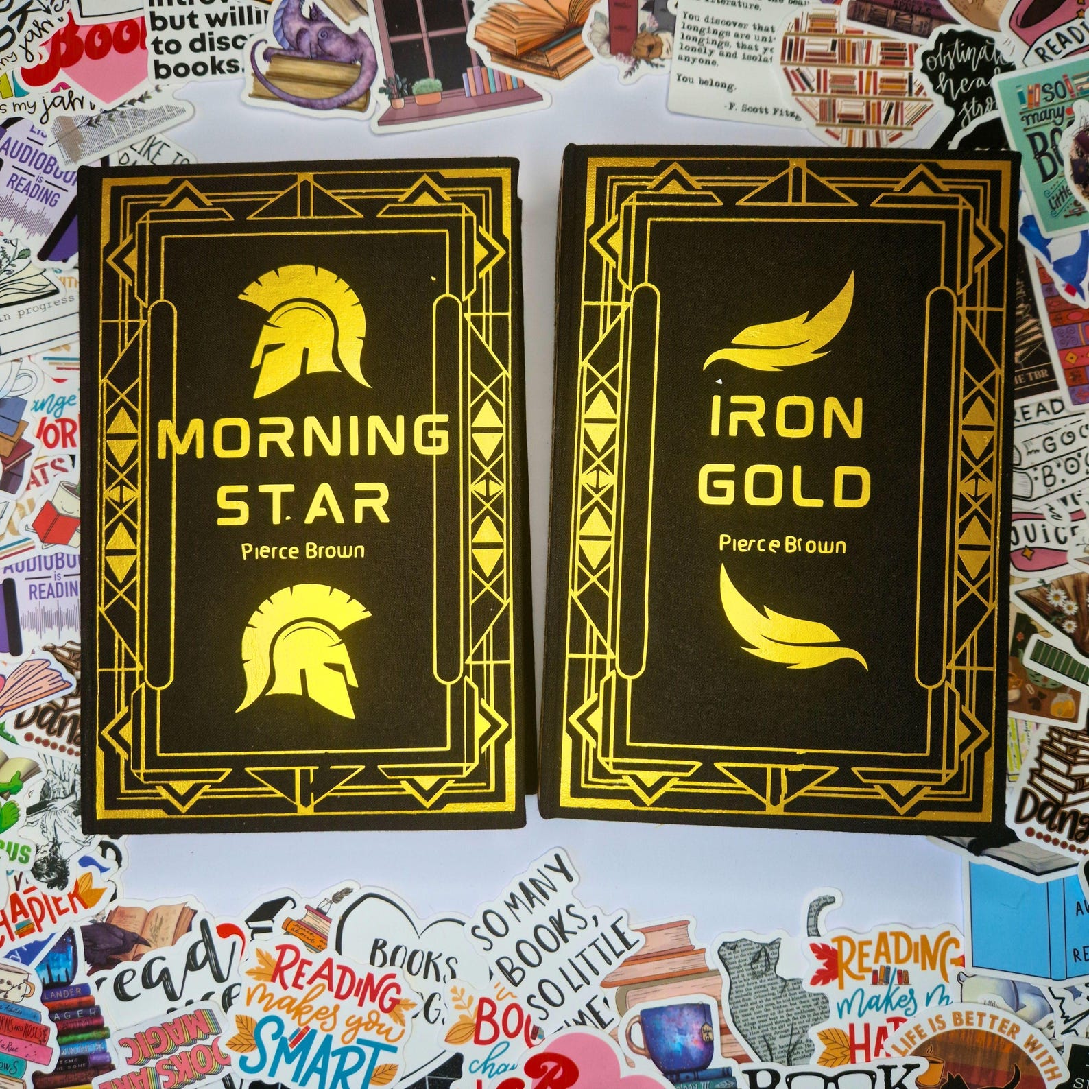 Red Rising Series by Pierce Brown - Handmade Classic Clothbound ...