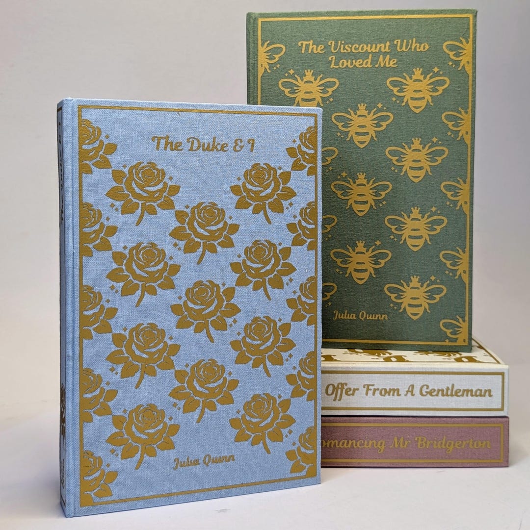 Bridgerton Series by Julia Quinn | Clothbound Hardback Set – Regency ...