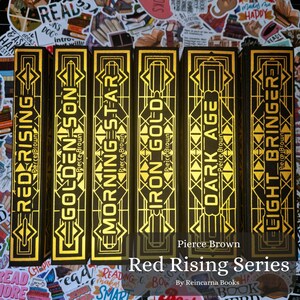 Red Rising Series by Pierce Brown - Handmade Classic Clothbound ...