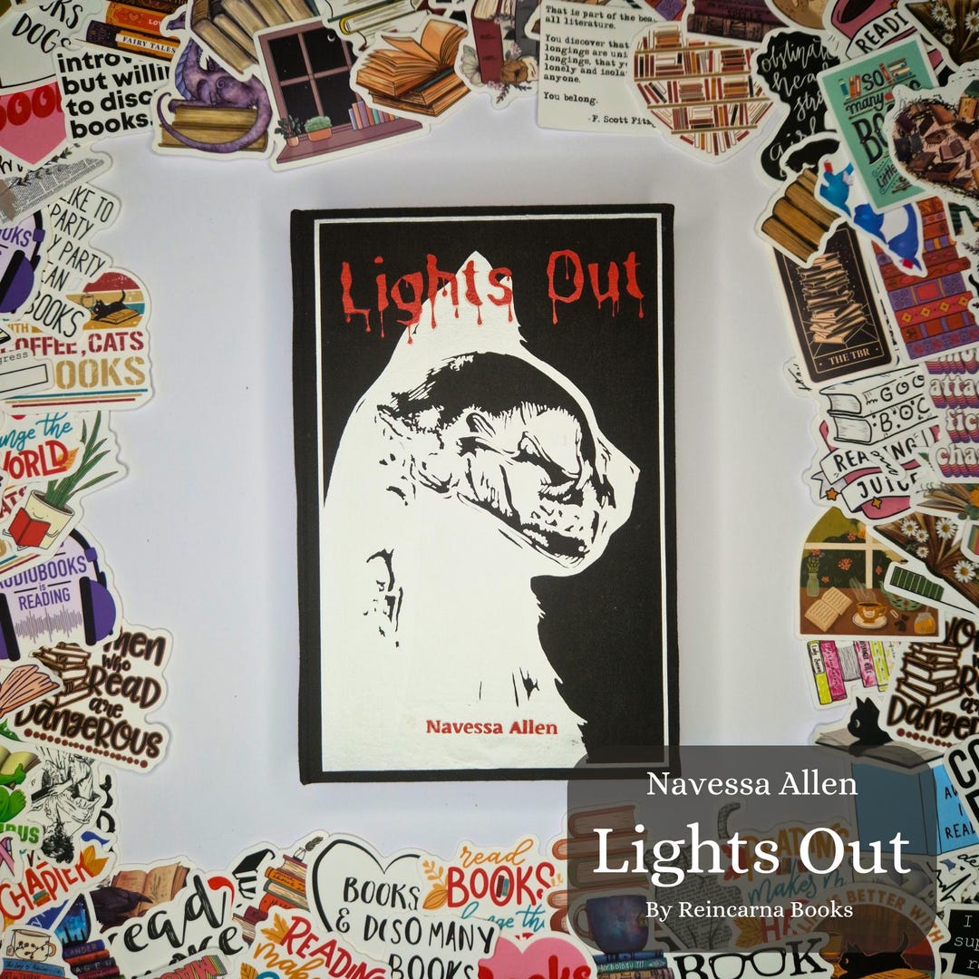 Lights Out by Navessa Allen - Handmade Classic Clothbound Hardback ...