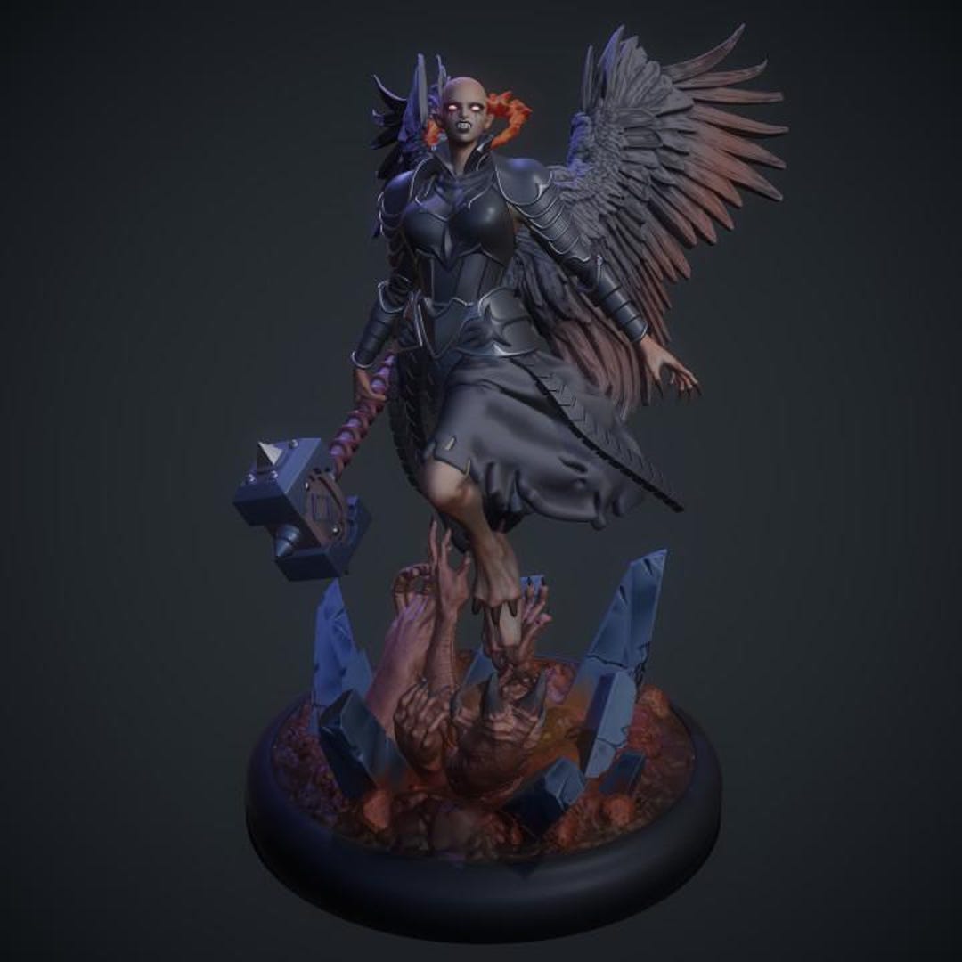 Zariel the Fallen Solar Angel | BBEG | 5e - Etsy