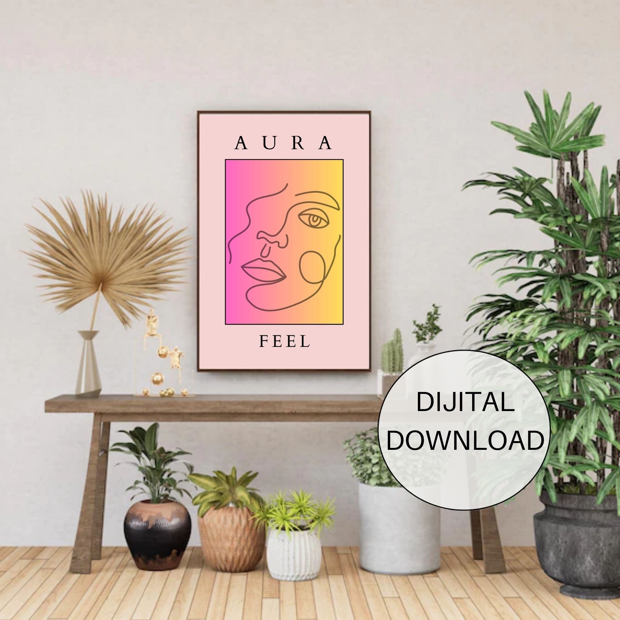 Aura Print, Aura Digital Download Wall Art, Digital Prints, Aura Print ...